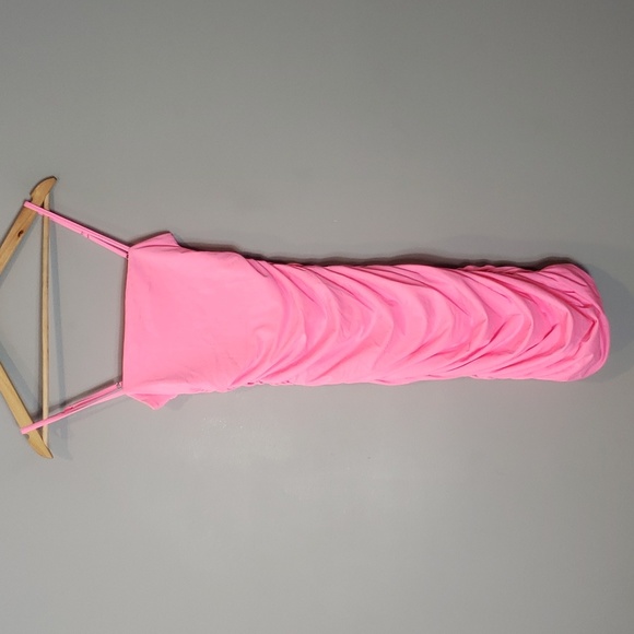 Tiger Mist | Dresses | Tiger Mist Pink Ruched Bodycon Dress Xs Barbie ...